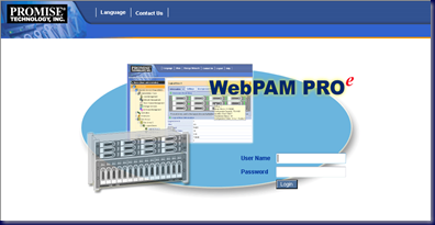 MPECS Inc. Blog: Promise VTrak WebPAM PROe – Quick First Time ...